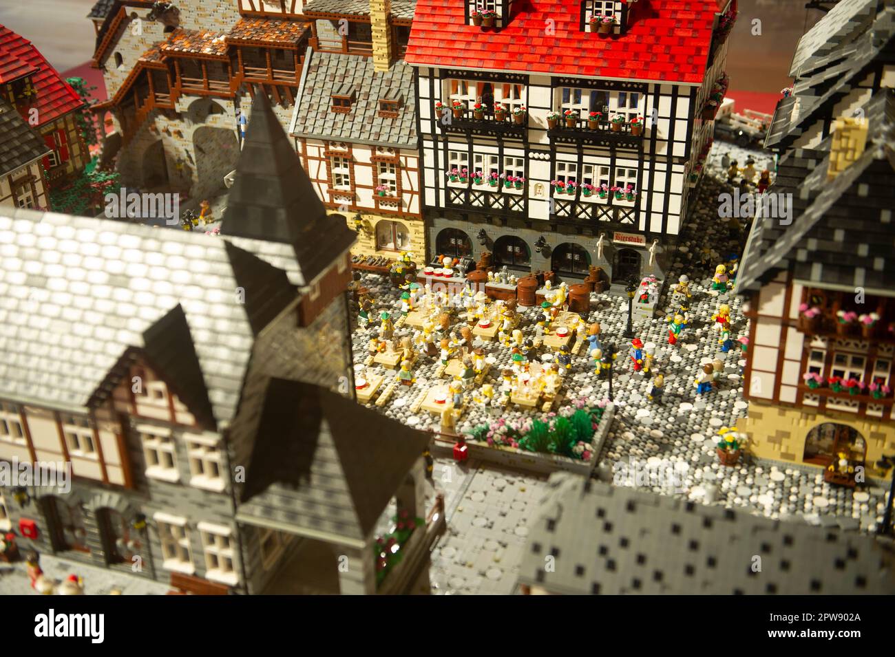 28 aprile 2023 - Italia, Lombardia, Monza - Mostra "i Love Lego" di ...