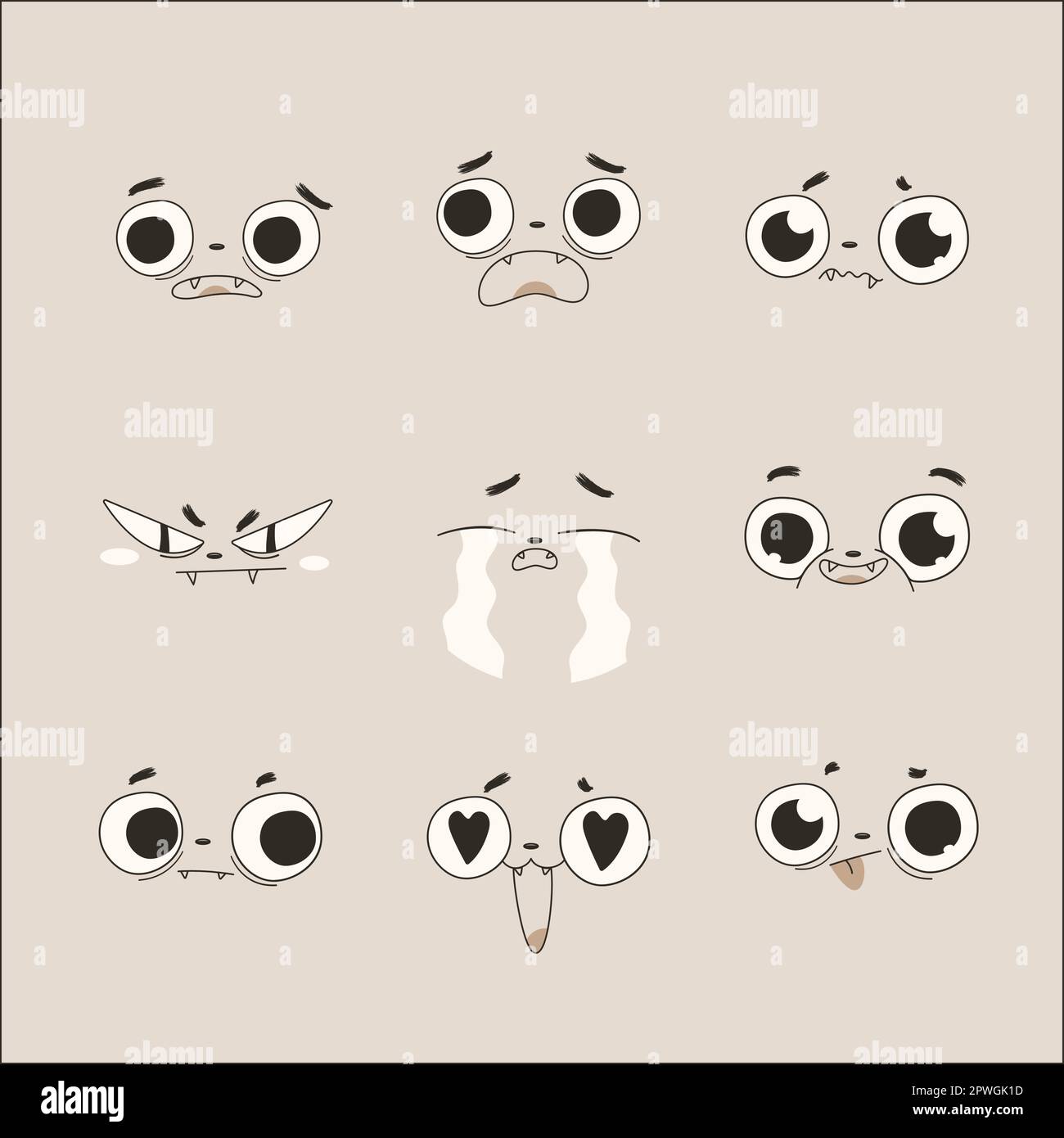 Sad emoticon isolated illustration immagini e fotografie stock ad alta ...