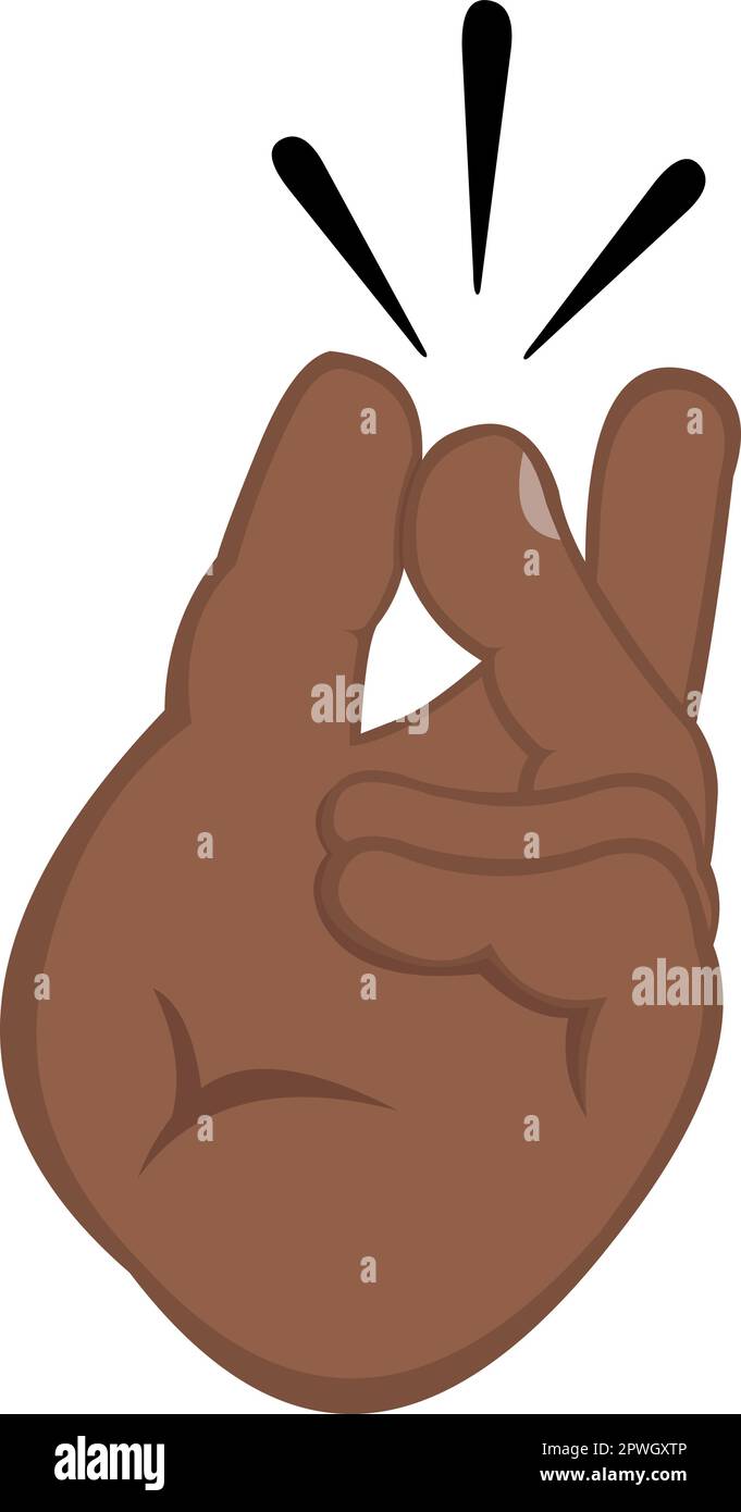 Dita marroni Immagini Vettoriali Stock - Alamy