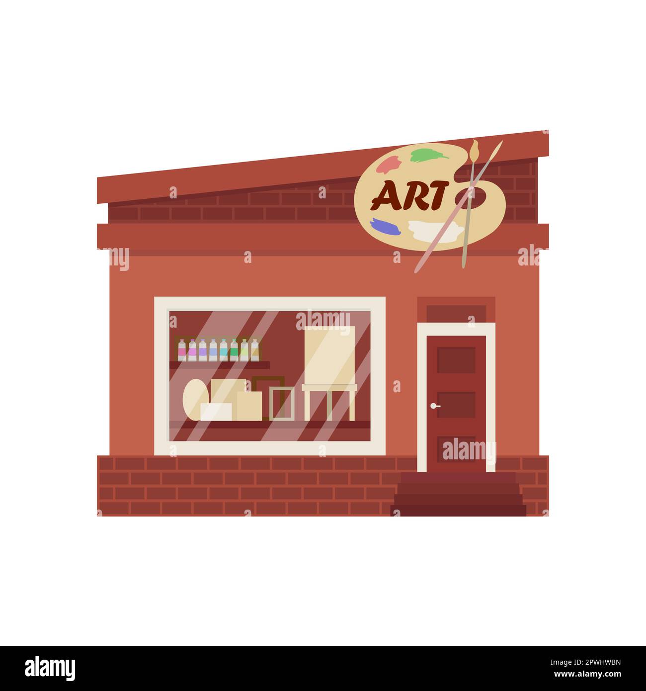 Esterno della galleria d'arte Immagini Vettoriali Stock - Alamy