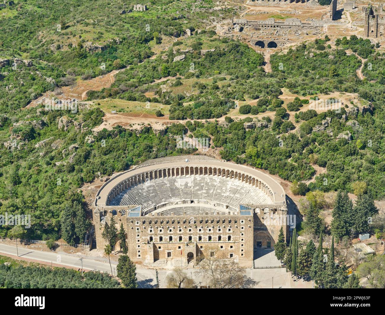 Anfiteatro di aspendos immagini e fotografie stock ad alta risoluzione ...