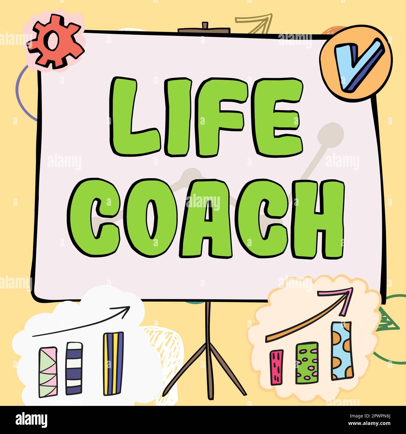 Mano che scrive la vettura di vita del segno, concetto del Internet Una ...