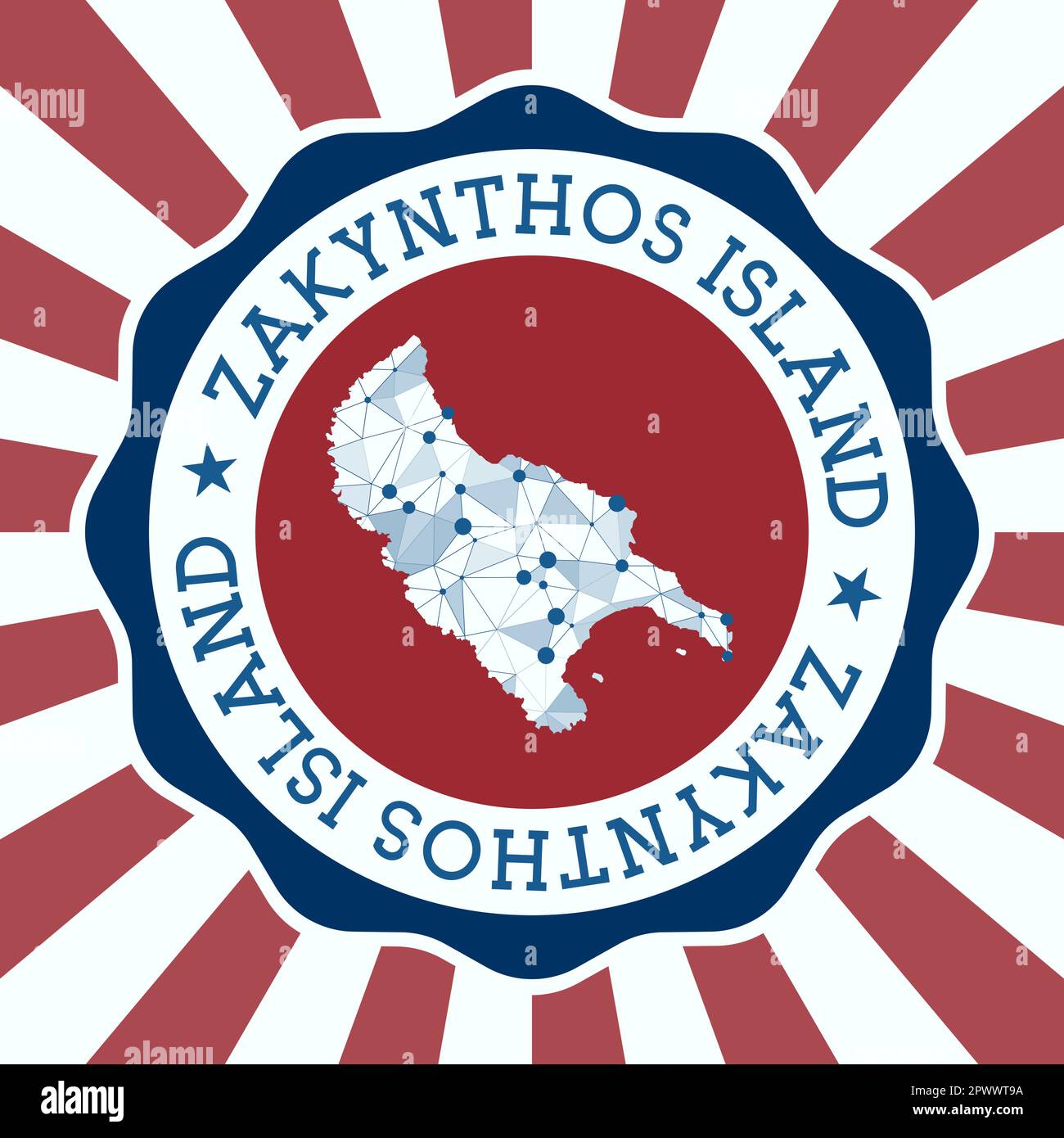 Mappa dell'isola di zante immagini e fotografie stock ad alta ...