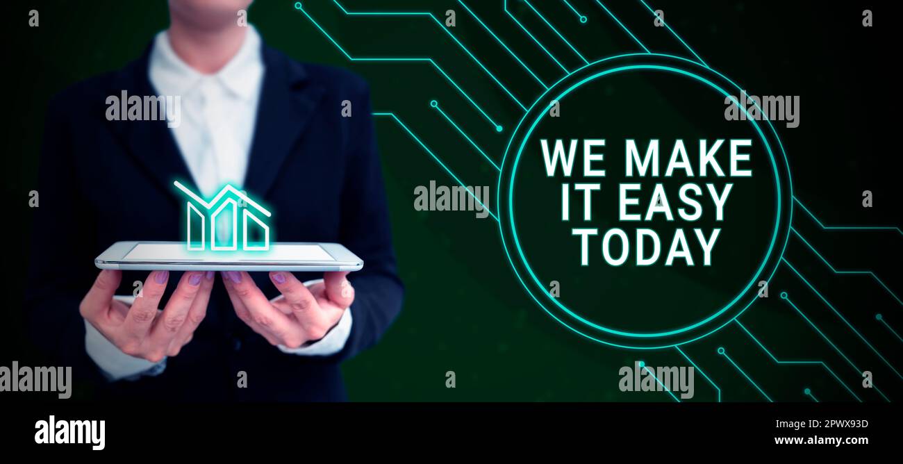 Scrivere visualizzare il testo lo rendiamo facile oggi, concetto che ...