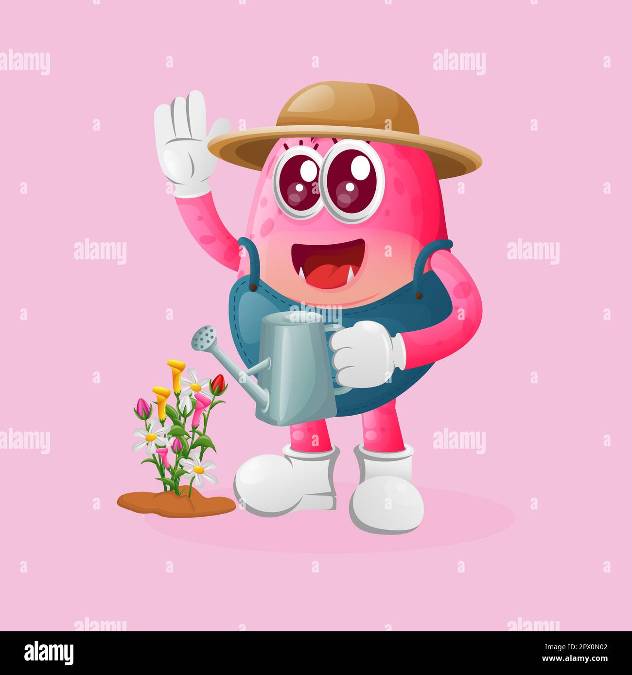 Umorismo da giardinaggio Immagini Vettoriali Stock - Alamy