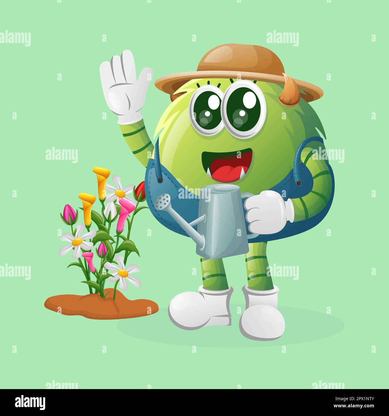 Umorismo da giardinaggio Immagini Vettoriali Stock - Alamy