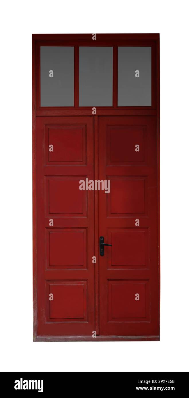 Porta di casa in legno con vetro Immagini senza sfondo e Foto Stock ...