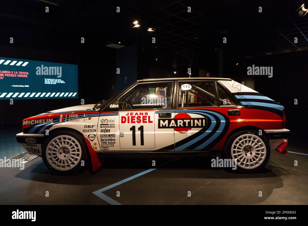Lancia Delta HF integrale 16v (1990). Mostra di vecchie auto da rally ...