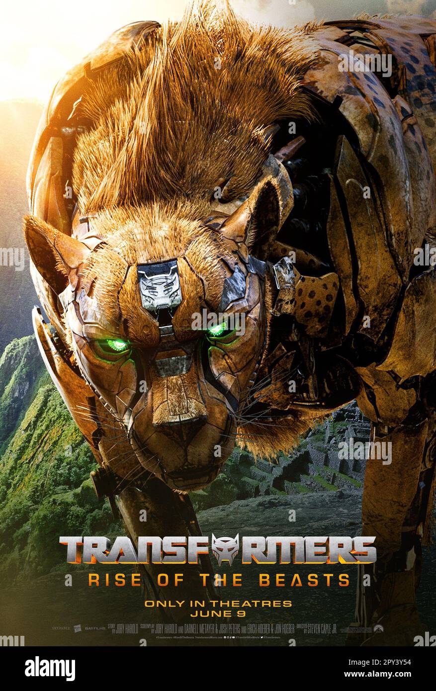 TRANSFORMERS: RISE OF THE BEASTS, poster, Cheetor (voce: Tongayi Chiria ...