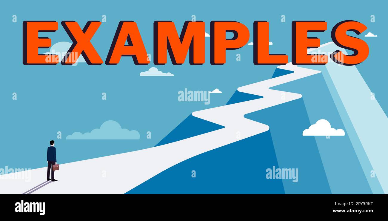 Esempi di didascalie concettuali. Foto concettuale esempio di modello ...