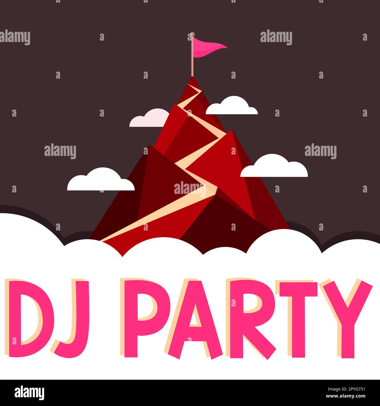 Ispirazione mostrando segno DJ Party. Persona di approccio aziendale ...