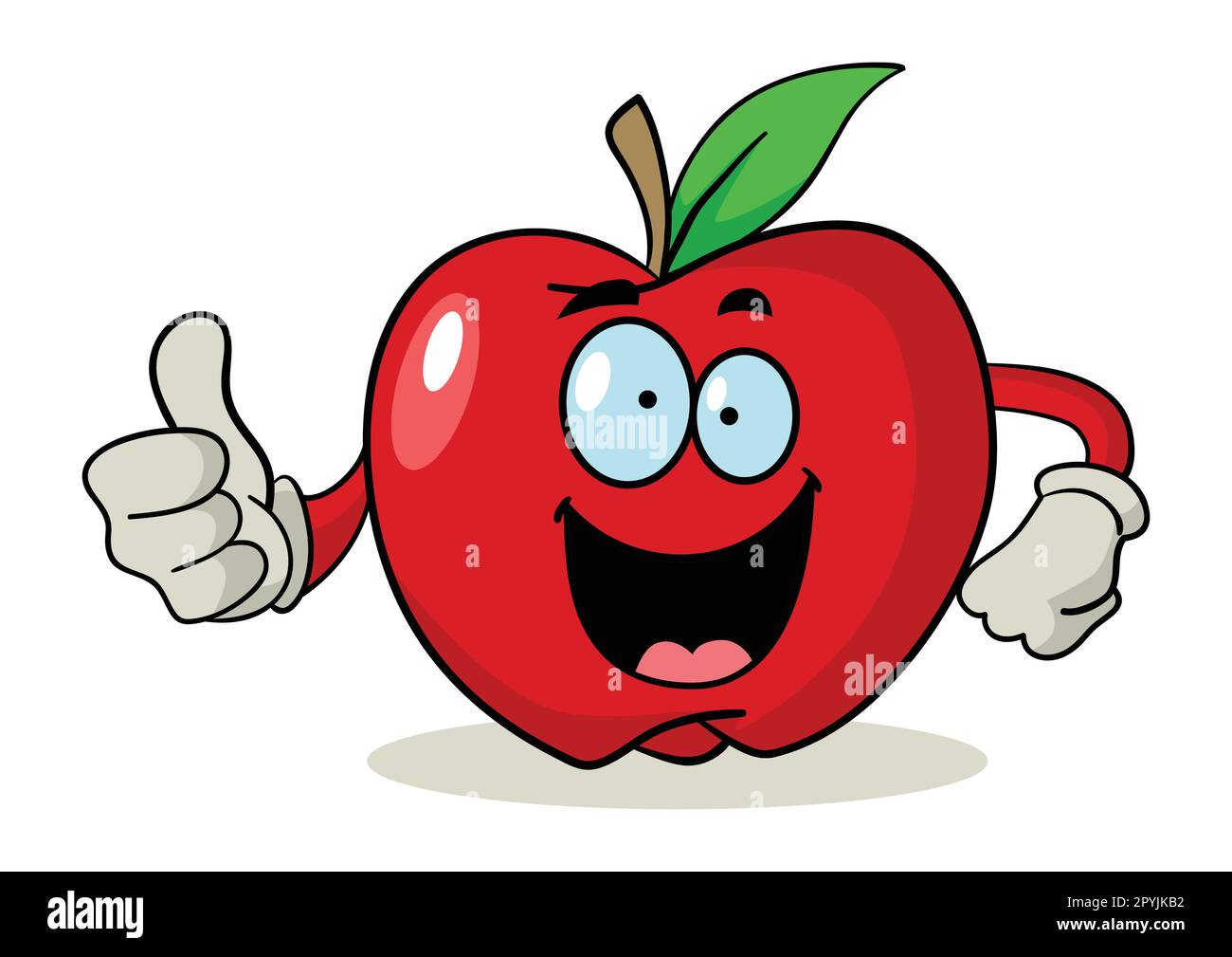 Cartoon thumbs up symbol Immagini Vettoriali Stock - Alamy