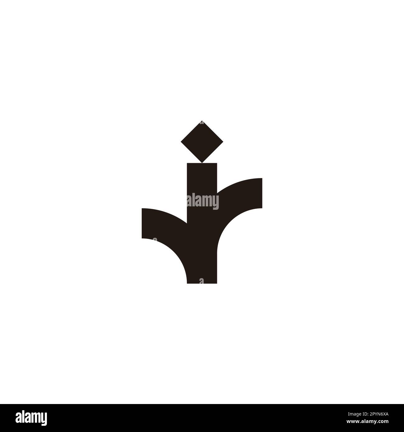 Simbolo dell'albero pulito Immagini Vettoriali Stock - Alamy