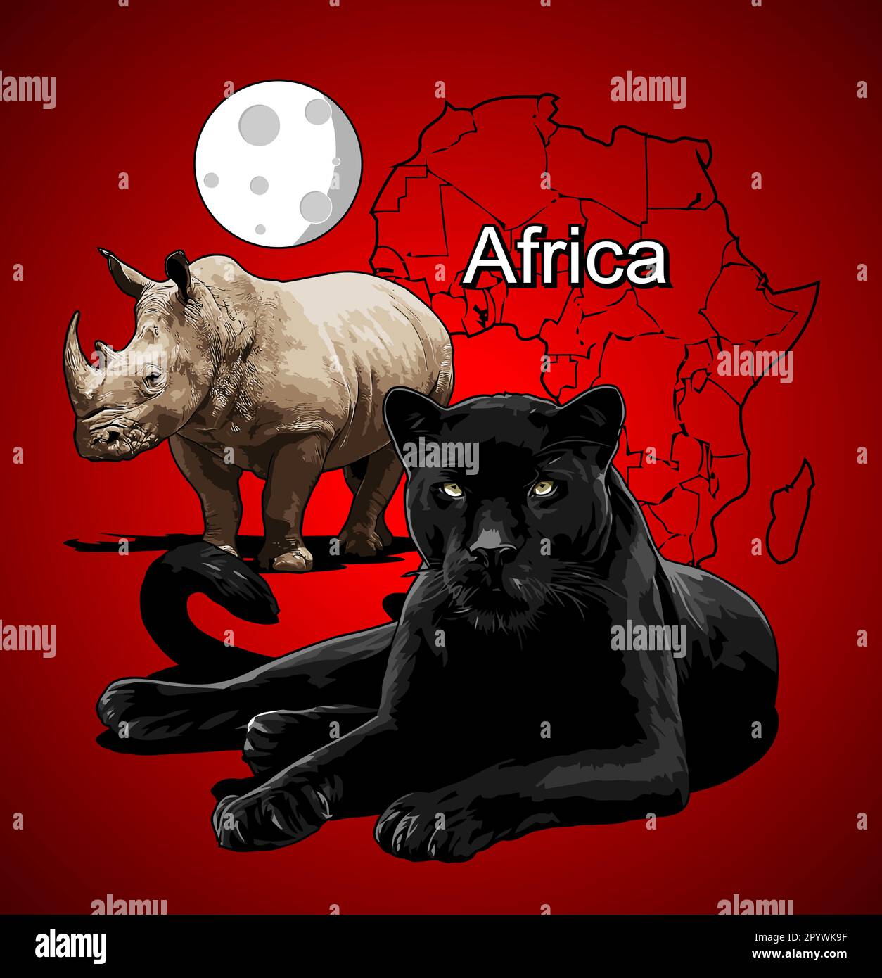 Animali in via di estinzione Immagini Vettoriali Stock - Alamy