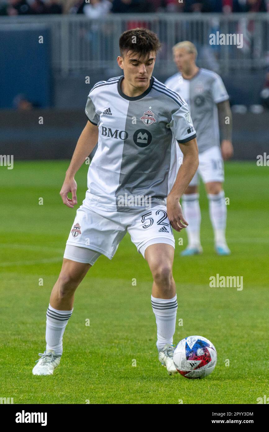 Toronto, ON, Canada - 29 aprile 2023: Alonso Coello #52 centrocampista ...