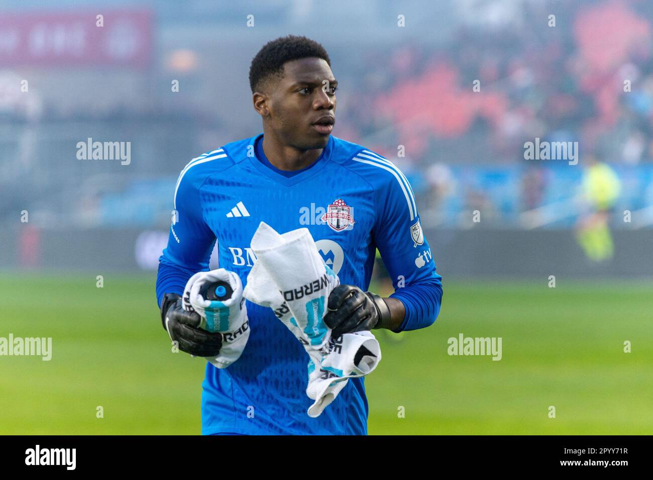 Toronto, ON, Canada - 29 aprile 2023: Sean Johnson #1 portiere del ...