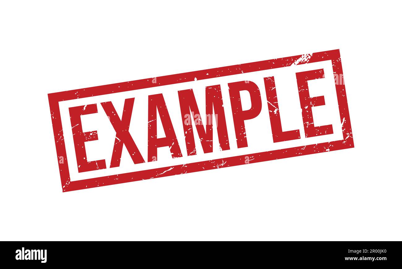 Esempio di francobollo Immagini Vettoriali Stock - Alamy