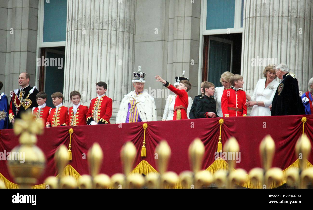 Londra, Inghilterra, Regno Unito. 6th maggio, 2023. Re CARLO III e la Regina Consort Camilla ...