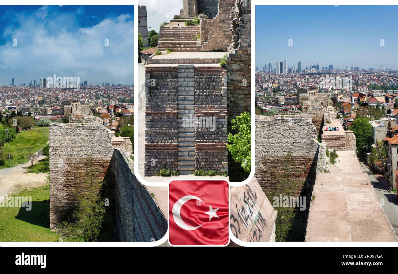 Muro di fortificazione bizantino immagini e fotografie stock ad alta ...
