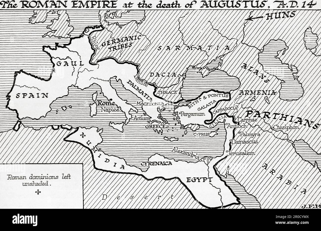 Mappa impero romano cesare immagini e fotografie stock ad alta ...