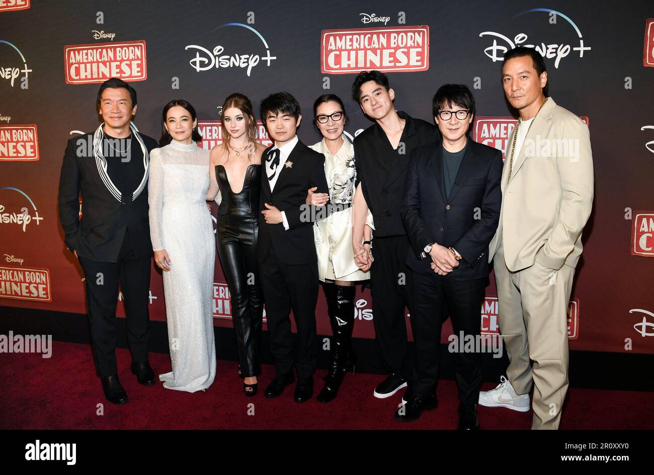 Actors Chin Han, left, Yeo Yann Yann, Sydney Taylor, Ben Wang, Michelle ...