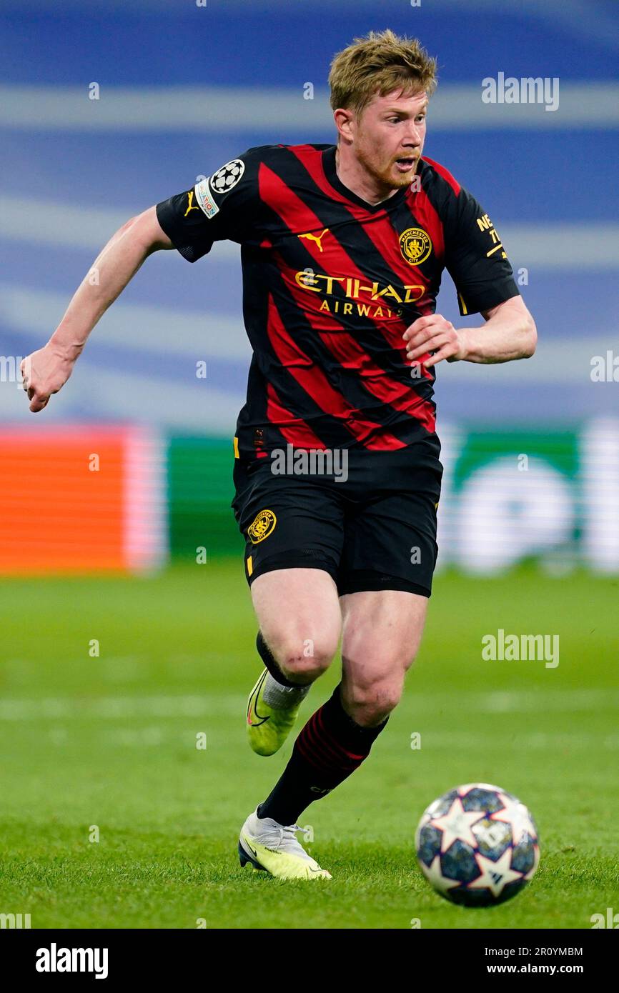Madrid, Spagna. 9 maggio 2023, Kevin De Bruyne di Manchester City ...