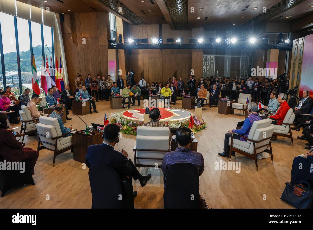 Southeast Asian countries' leaders, clockwise from top, Cambodia's ...