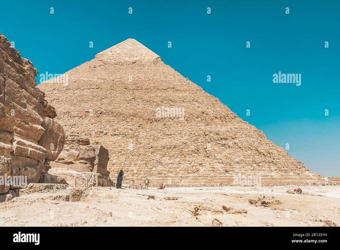 La piramide di Khafre o di Chefren è la seconda più alta e la seconda ...