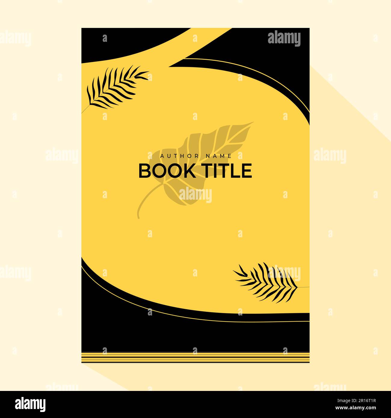 Prima pagina del disegno della copertina del libro con le foglie, libro ...