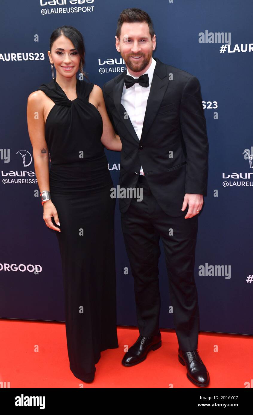 Lionel messi e la moglie Antonella Roccuzzo arrivano al Larreus World ...