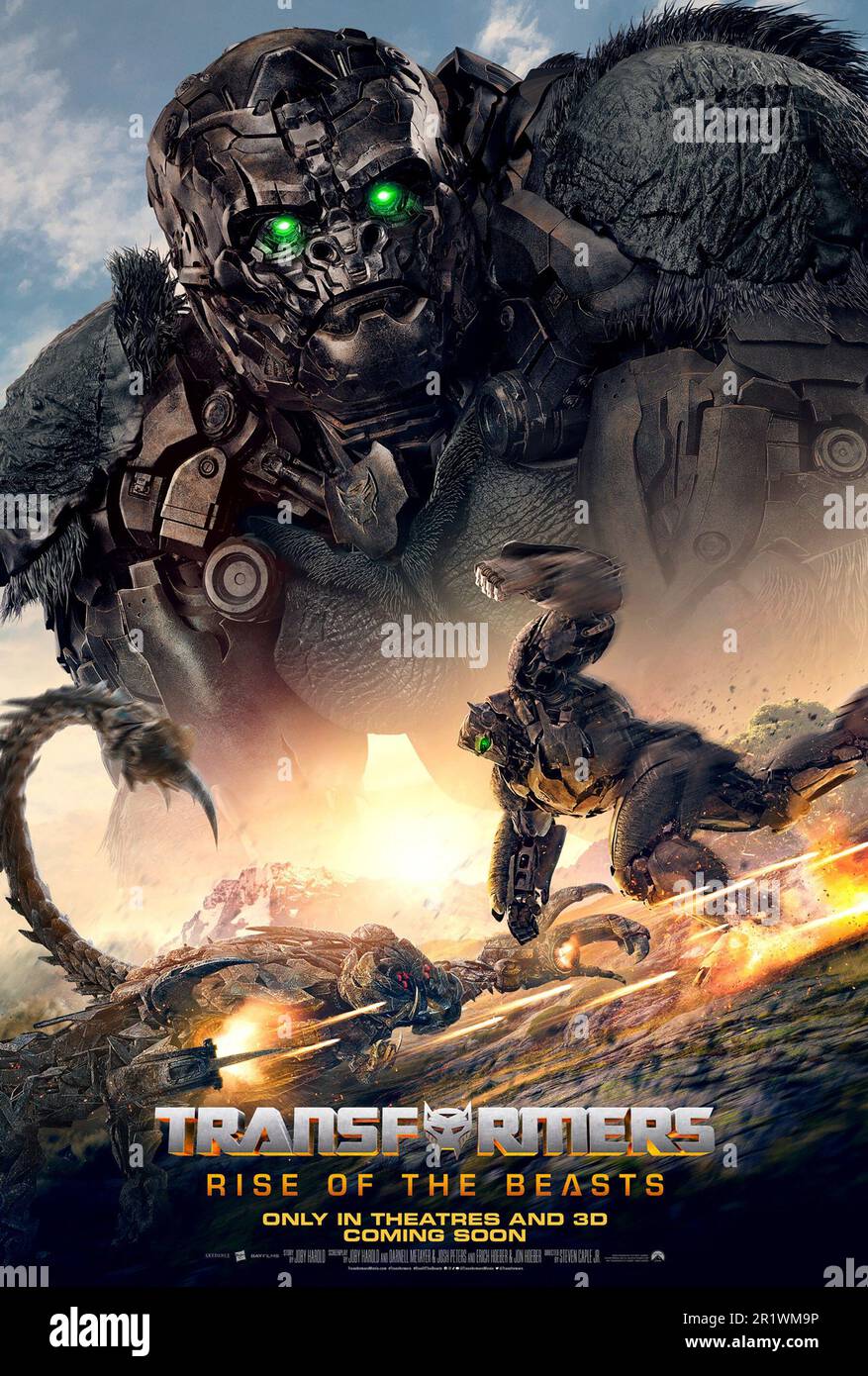 TRANSFORMERS: RISE OF THE BEASTS, poster dei personaggi, Optimus Primal ...