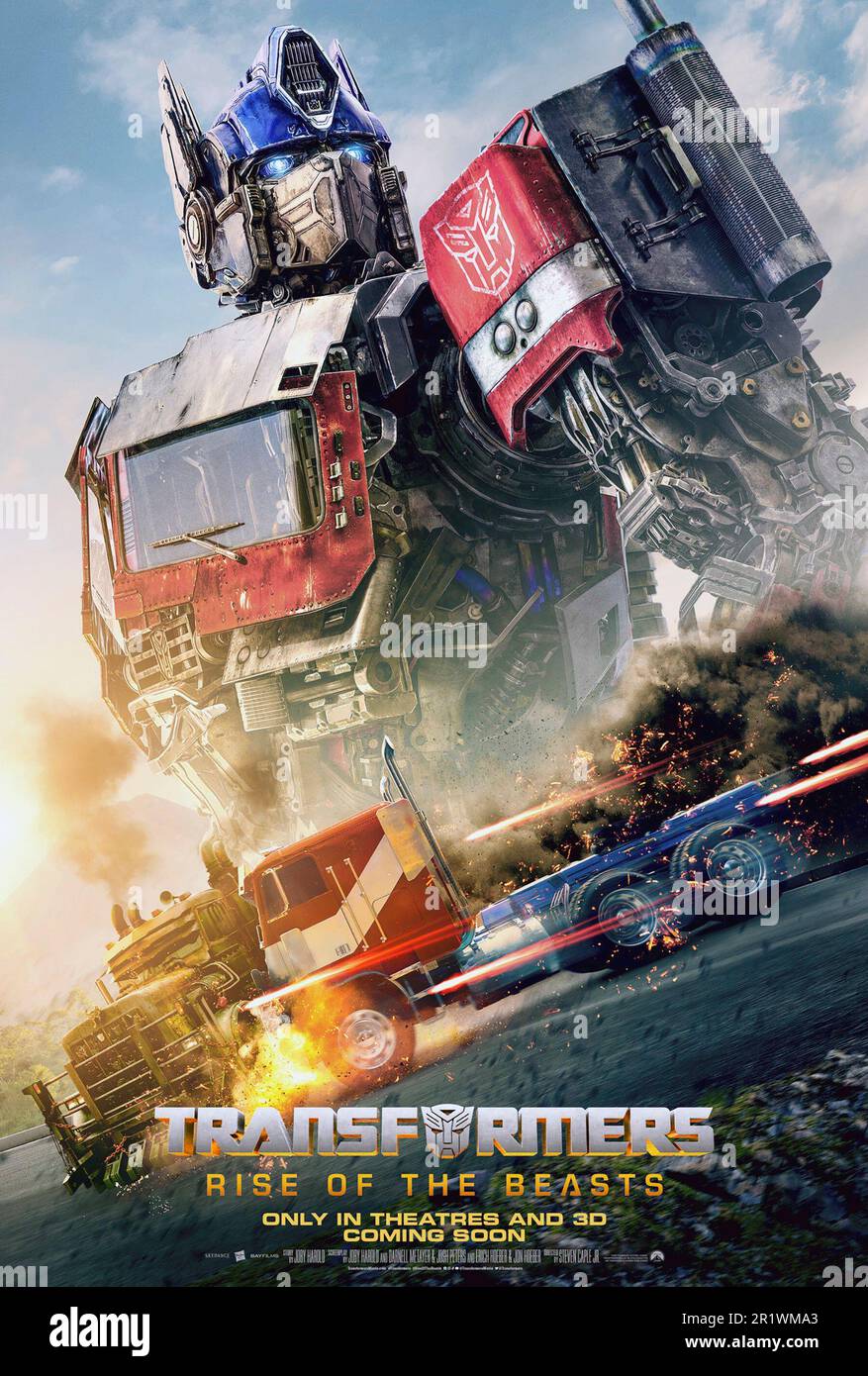 TRANSFORMERS: RISE OF THE BEASTS, Optimus prime (voce: Peter Cullen ...
