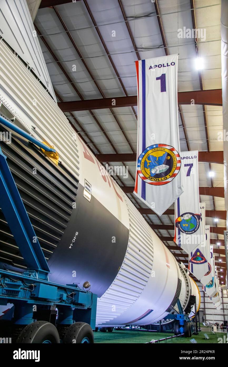 Houston USA 4 febbraio 2023: Mighty and Massive, il razzo Saturn V del ...