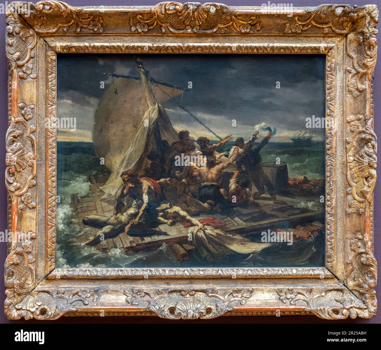 Parigi, Francia - 05 13 2023: Museo del Louvre. Primo disegno per il ...