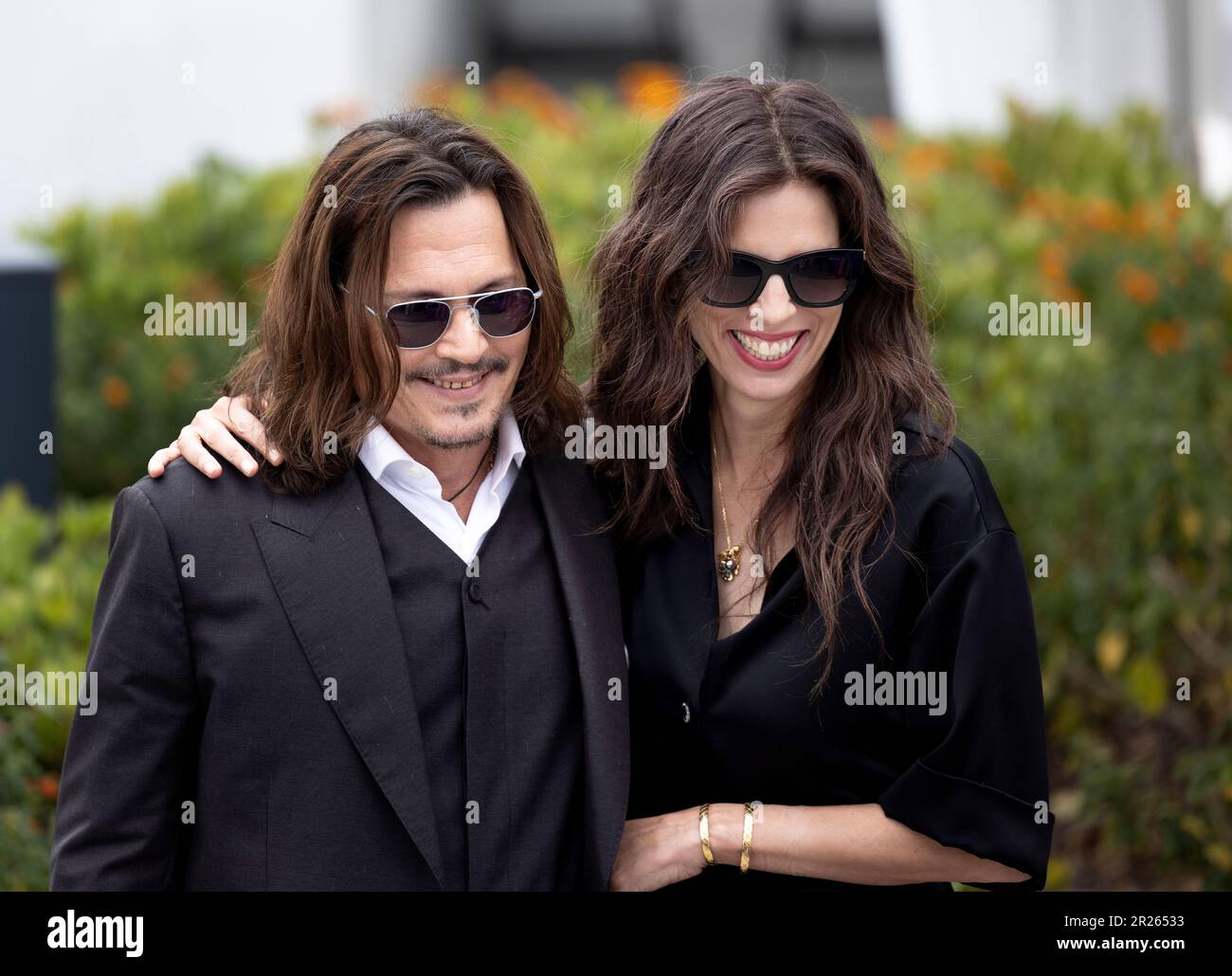CANNES 20230517 Maiwenn e Johnny Depp durante il festival del cinema a ...