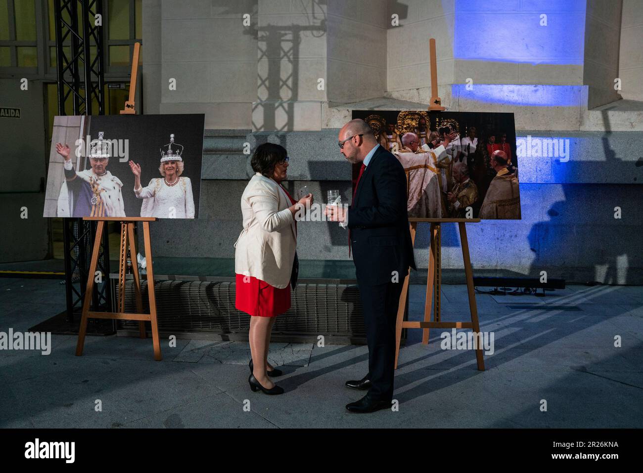 Atmosphere during a party organized by the British Embassy in Spain for ...