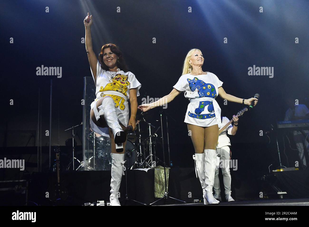 Abba swedish group agnetha faltskog immagini e fotografie stock ad alta ...