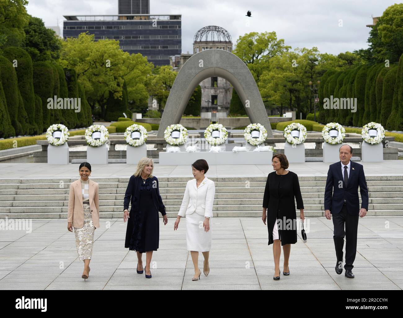 From left to right, Wife of British Prime Minister Rishi Sunak, Akshata ...