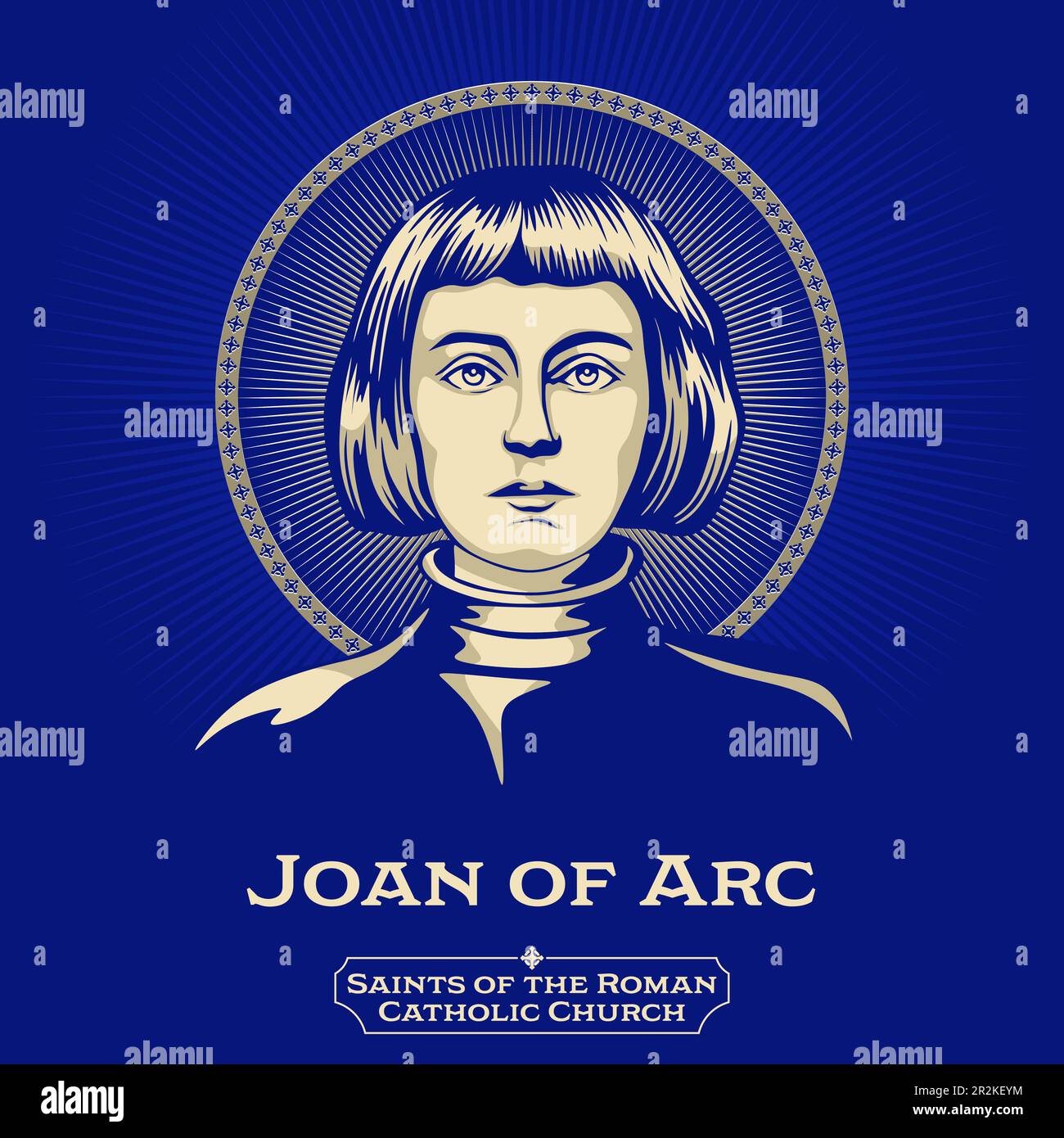 French patron saint Immagini Vettoriali Stock - Alamy