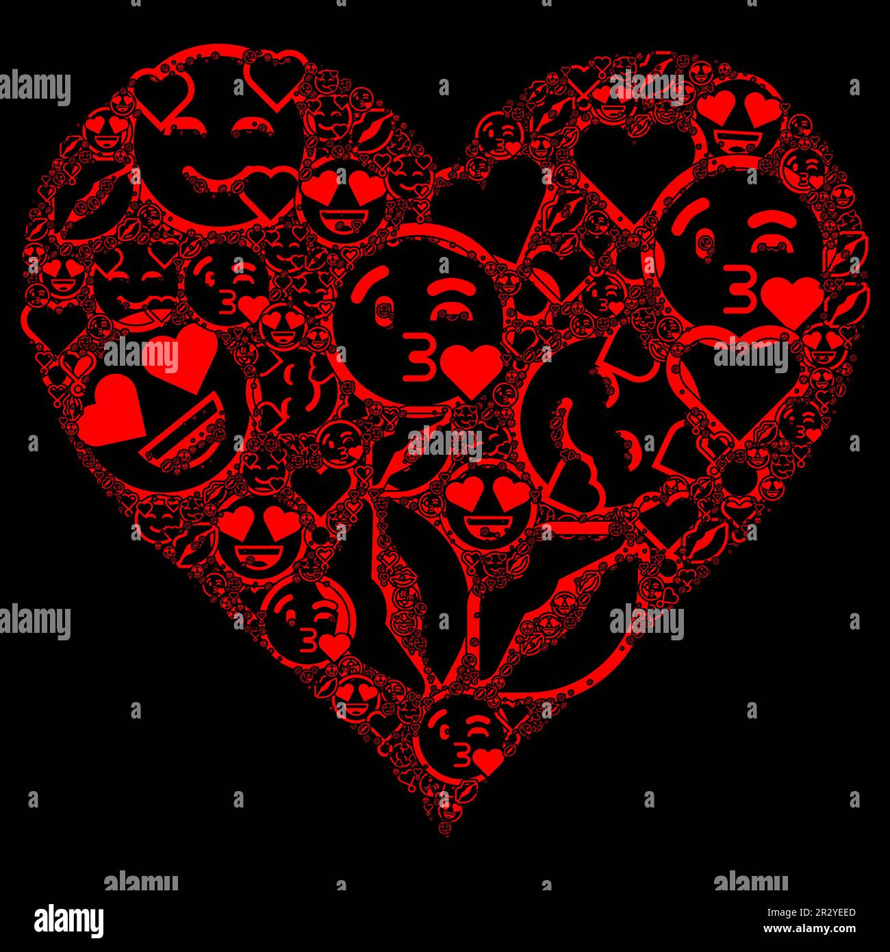 Sfondo Emoji Cuore