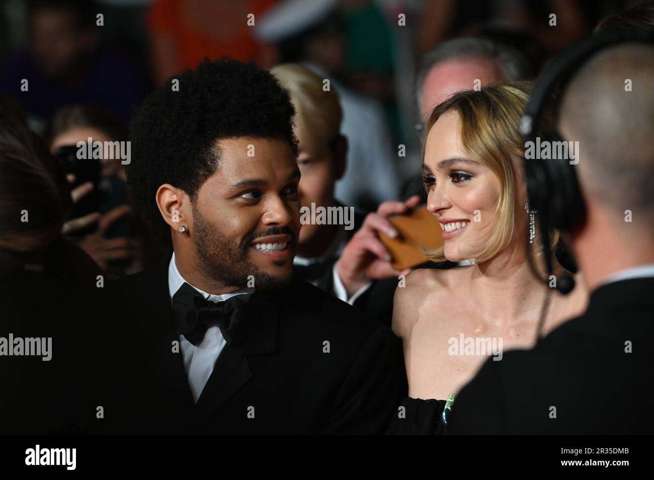 Lily rose depp e abel the weeknd tesfaye immagini e fotografie stock ad ...