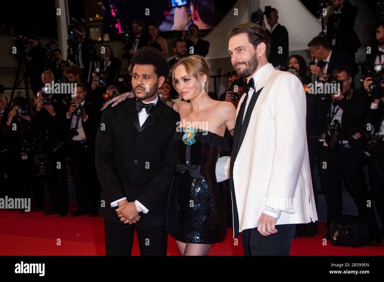 The Weeknd (Abel Tesfaye) , Lily Rose Depp , Sam Levinson 76th Cannes ...
