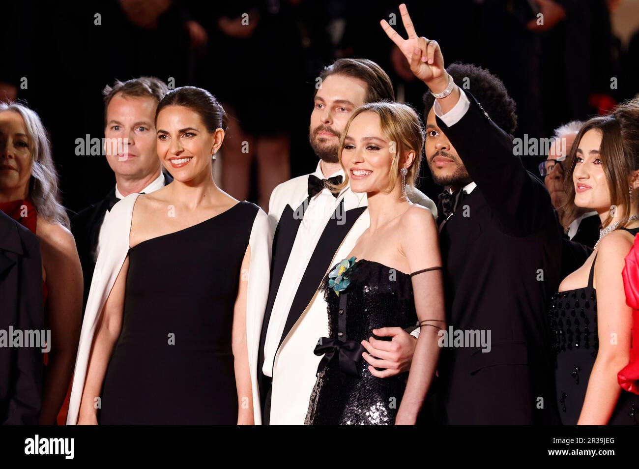 Cannes, Frankreich. 22nd maggio, 2023. Ashley Levinson, Sam Levinson ...