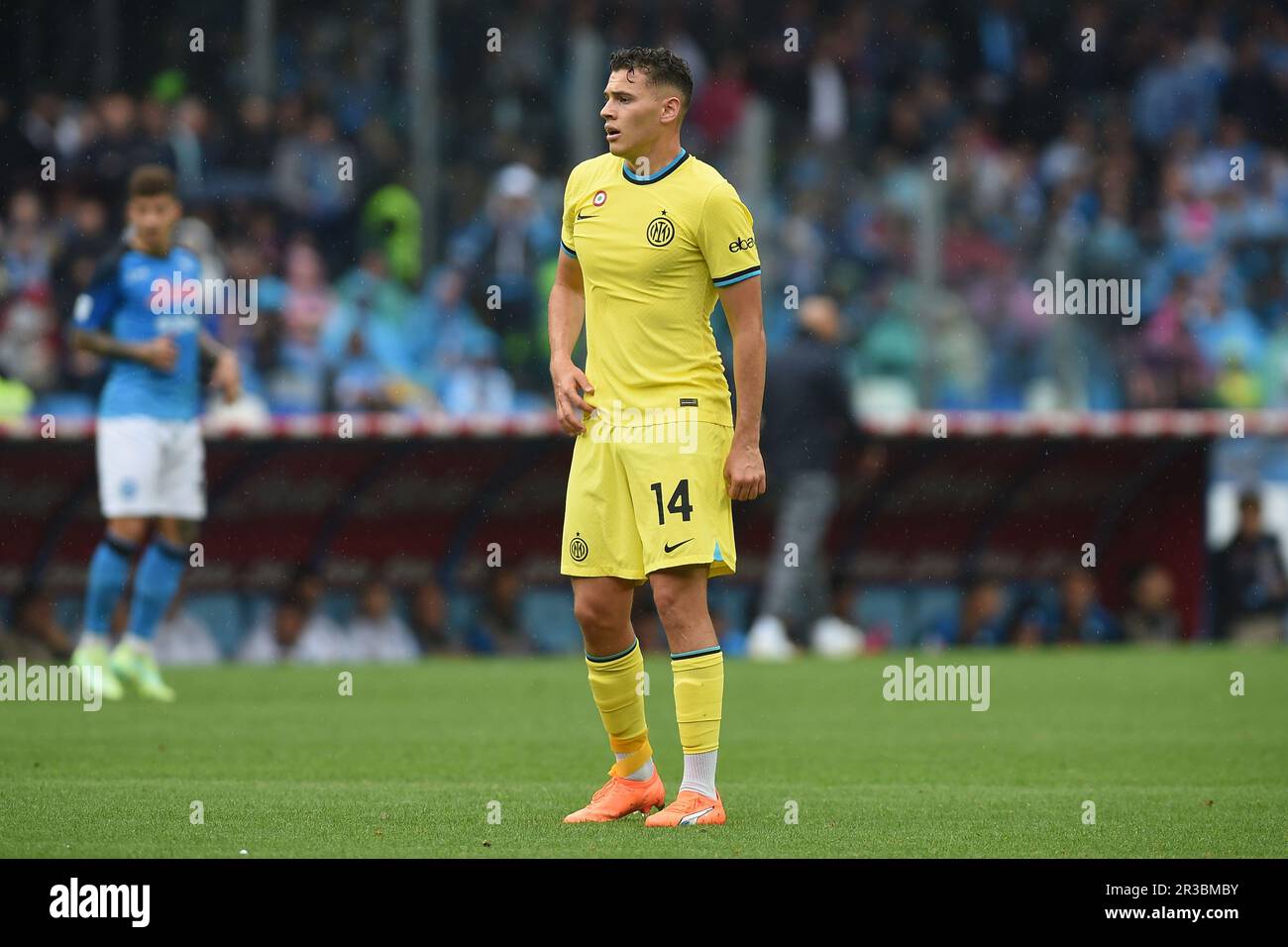 Napoli, Italia. 21 maggio, 2023. Kristjan Asllani del FC Internazionale ...