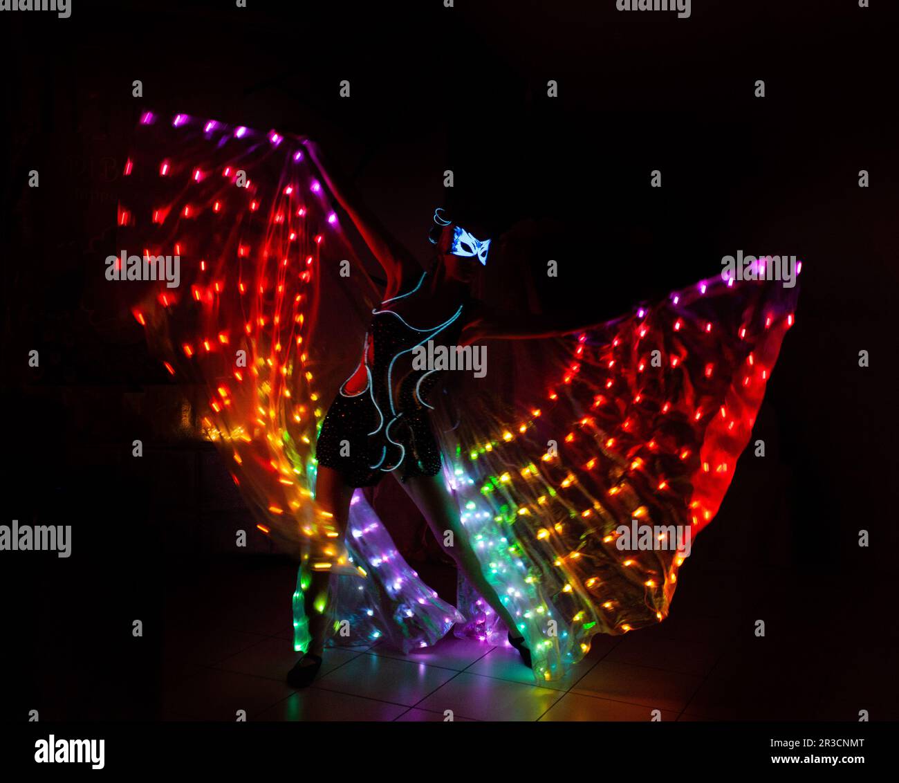 Spettacolo di esibizioni di luci colorate immagini e fotografie stock ...