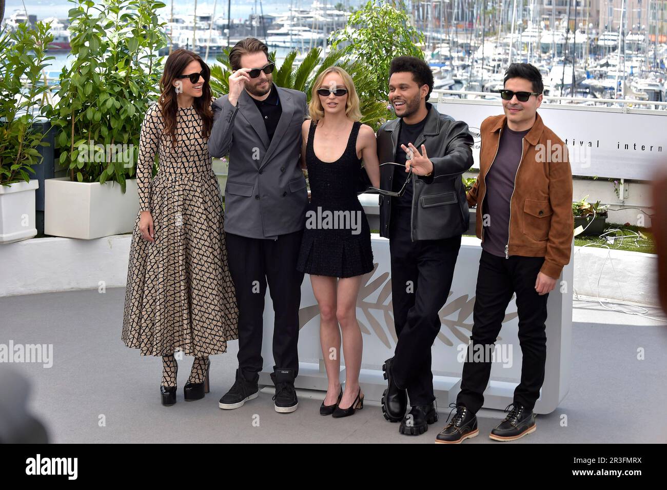 Lily rose depp e abel the weeknd tesfaye immagini e fotografie stock ad ...