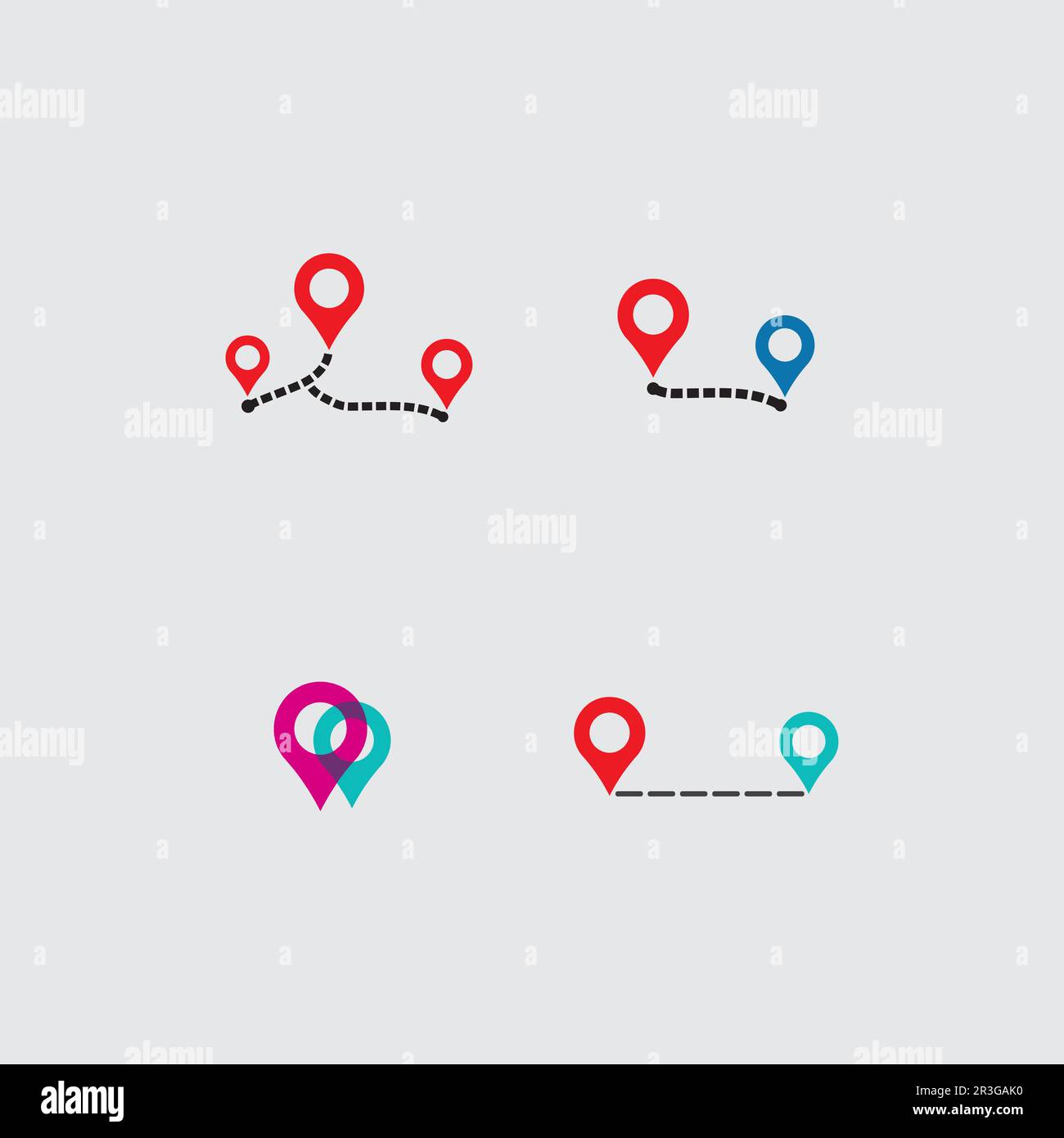 Icona posizione,logo mappa per mappa, mappa google, segnale, percorso ...