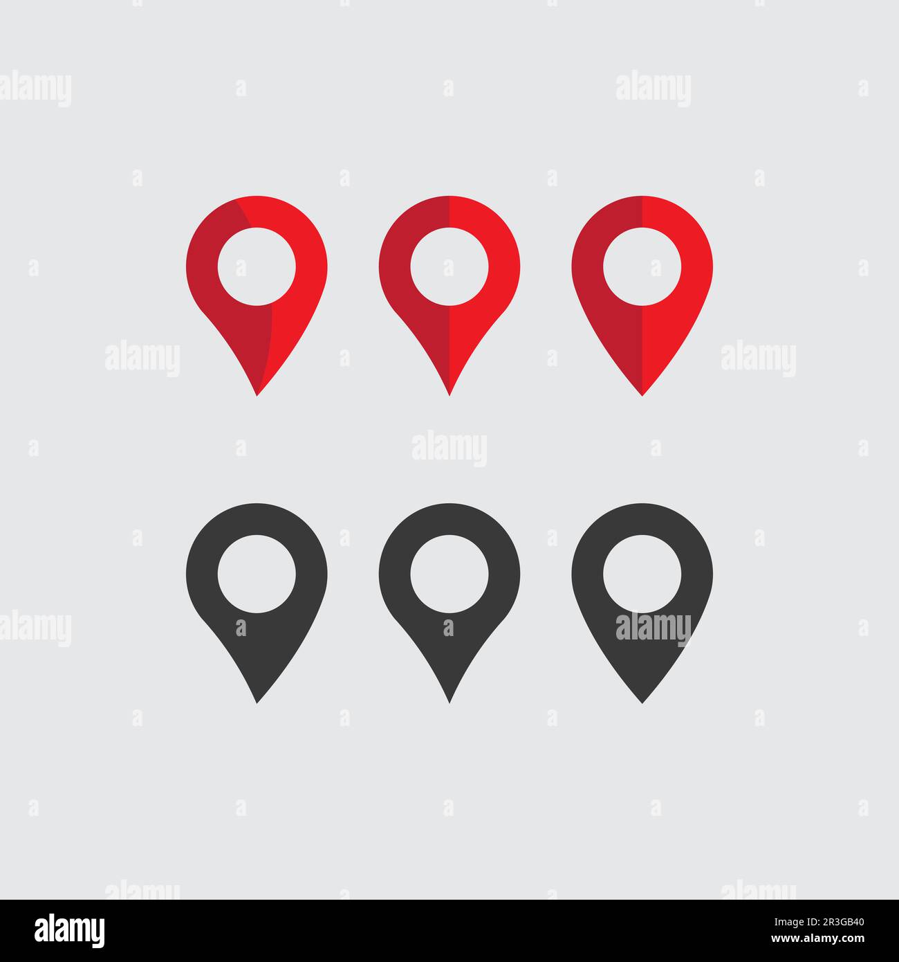 Icona posizione, logo mappa per mappe google Maps, segnaletica ...