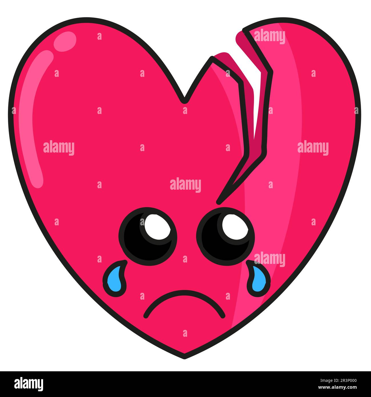 Emoji cuore spezzato immagini e fotografie stock ad alta risoluzione ...