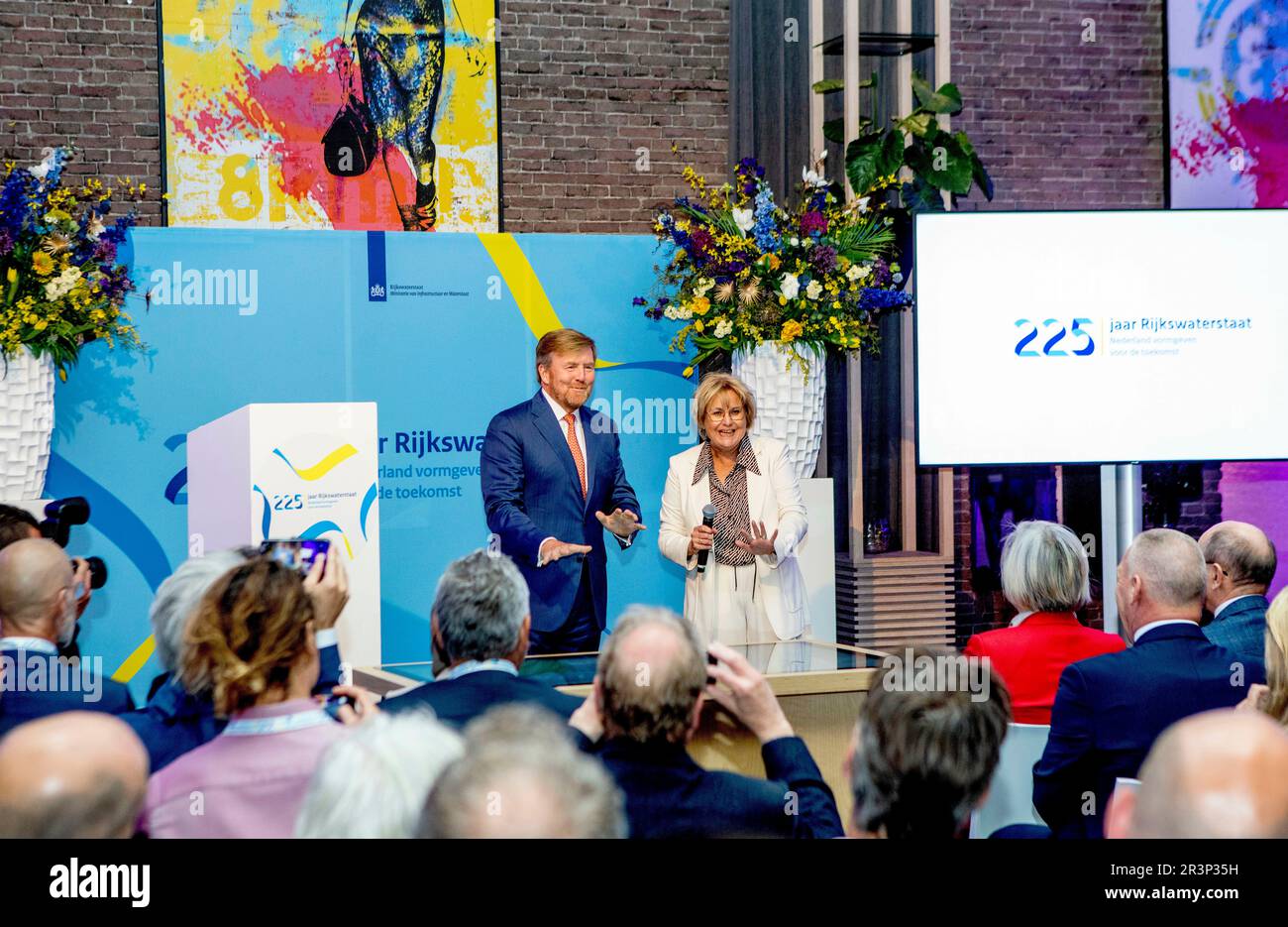 Nijmegen, Niederlande. 24th maggio, 2023. Re Willem-Alexander dei Paesi ...